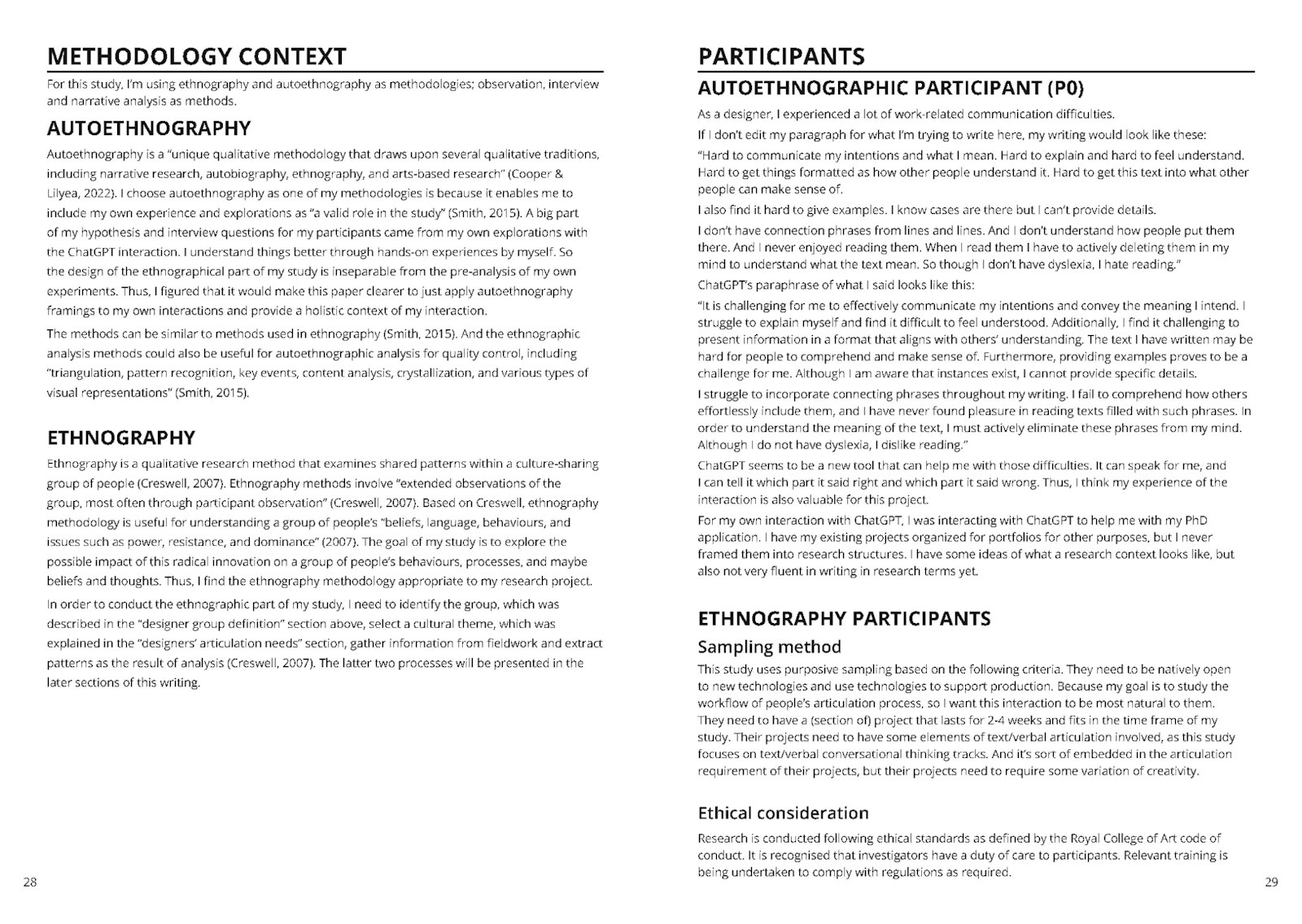 RCA Student Research Platform