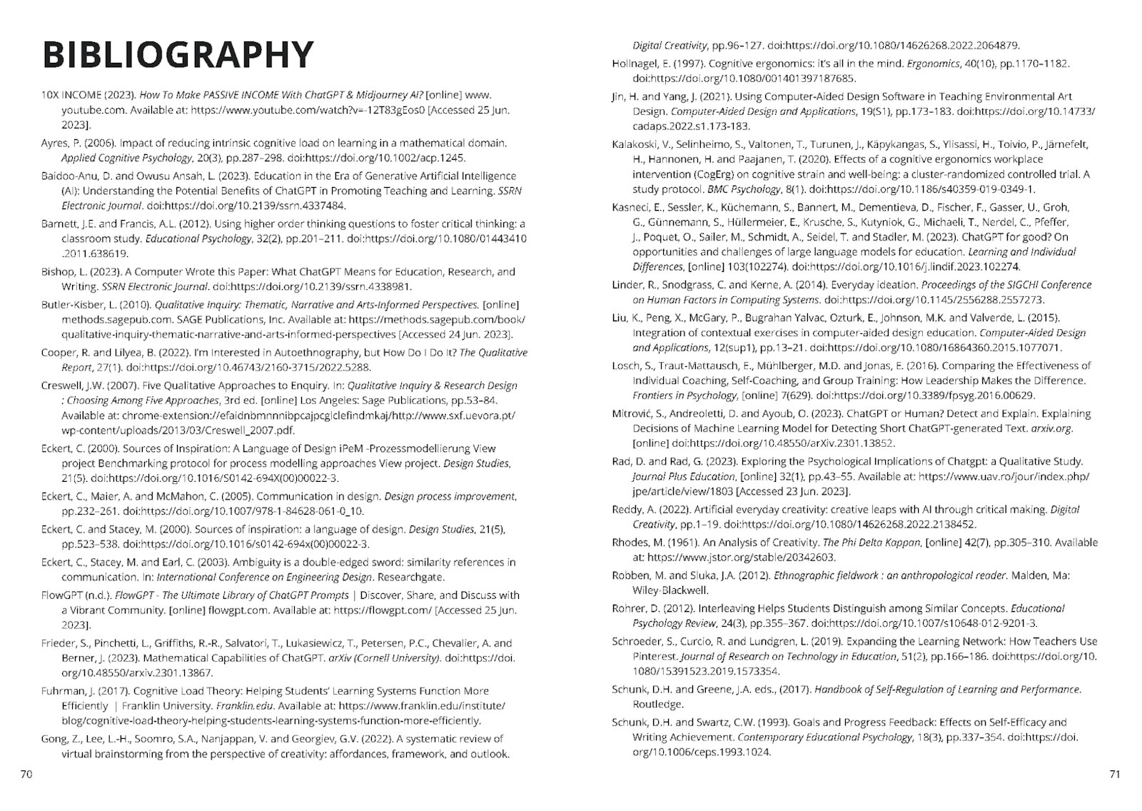 RCA Student Research Platform